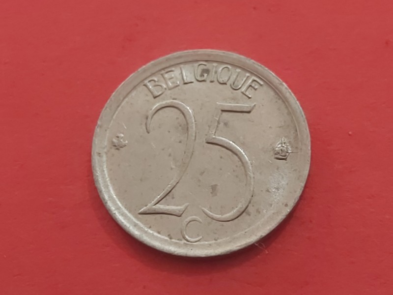 Belgija - 25 centimes 1970 god