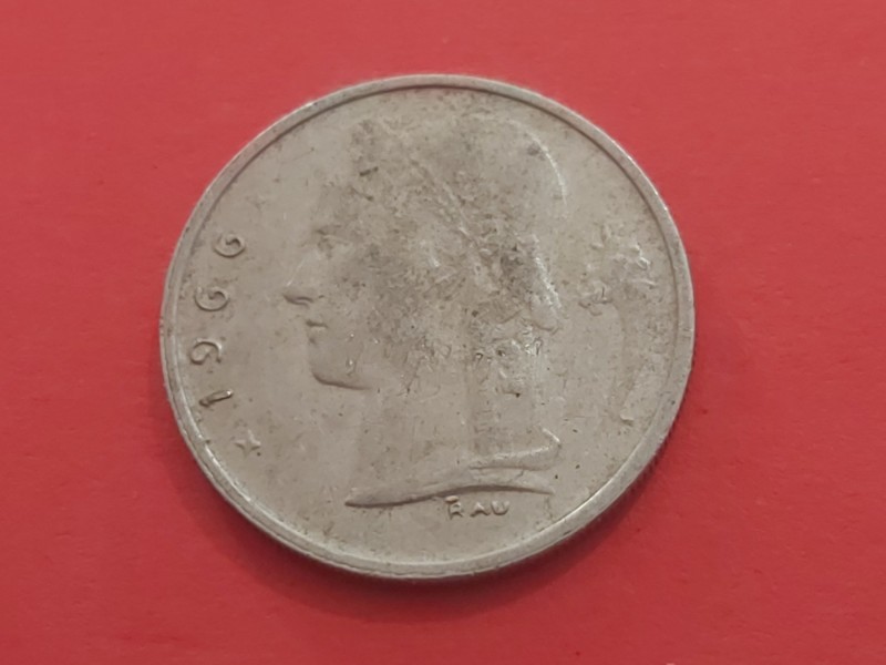 Belgija - 1 franc 1966 god