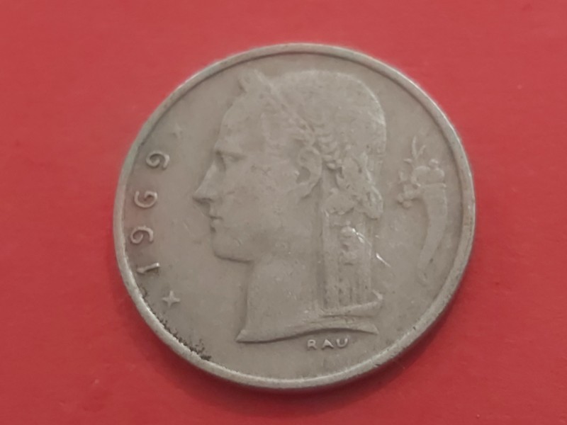 Belgija - 1 franc 1969 god