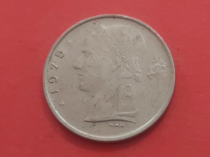 Belgija - 1 franc 1975 god