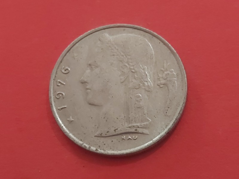 Belgija - 1 franc 1976 god