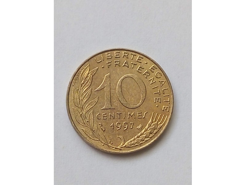 10 Centimes 1997.godine --- Francuska ---