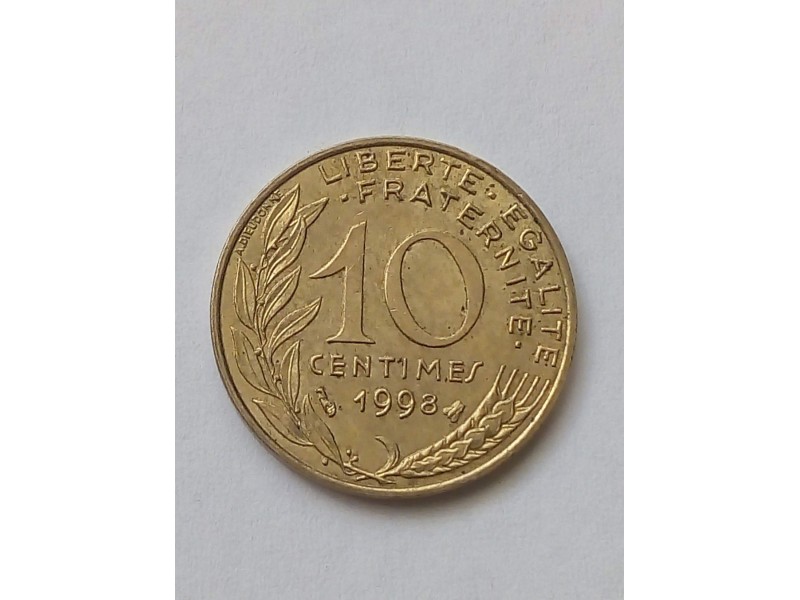 10 Centimes 1998.godine --- Francuska ---