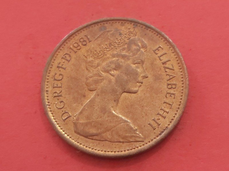 Britanija - 2 penny 1981 god