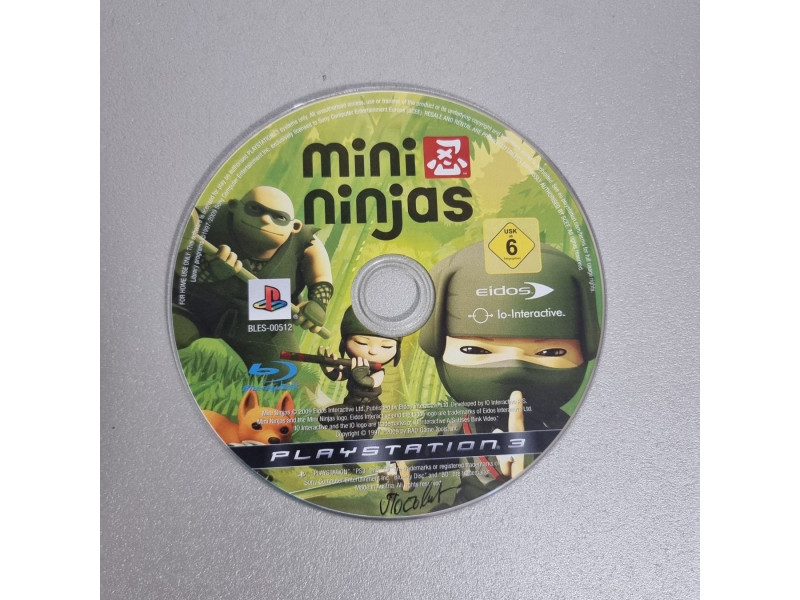 Mini Ninjas PS3 -samo disk-