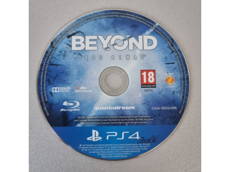 Beyond Two Souls PS4 samo disk