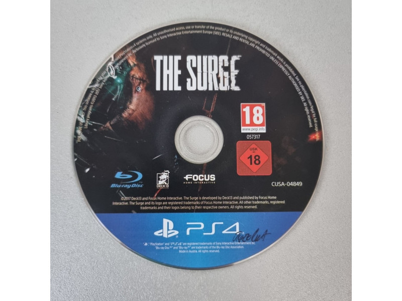 The Surge PS4 samo disk