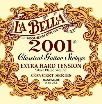 La Bella 2001 Extra Hard Tension Žice za klasičnu gitaru