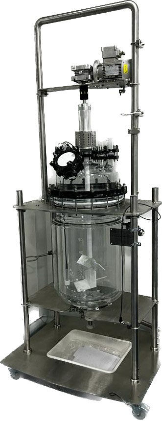 REACTOR KILOLAB VIDRIO BOROSILICATO 3.3 50 LITROS CON CAMISA Y hemijski reaktor