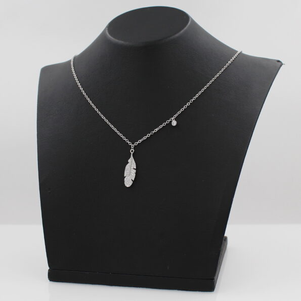 Srebrna ogrlica „PERUŠKA“ 805