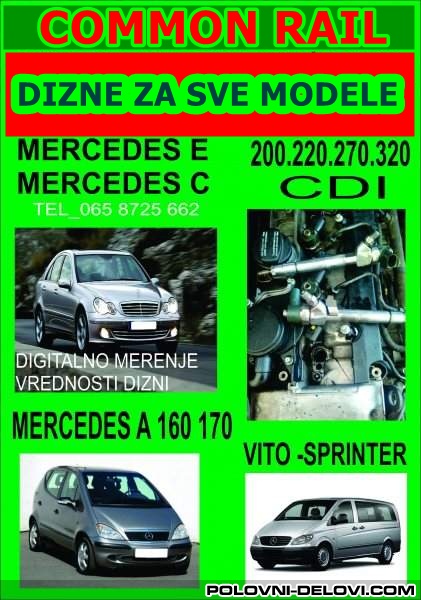 Mercedes SPRINTER,VITO Motor i Delovi Motora