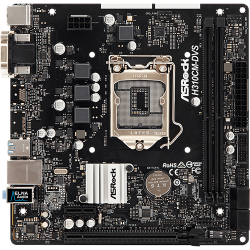 ASRock H310CM-DVS matična ploča Intel® 1151 (8. i 9. gen.) Intel® H310 Micro ATX DDR4