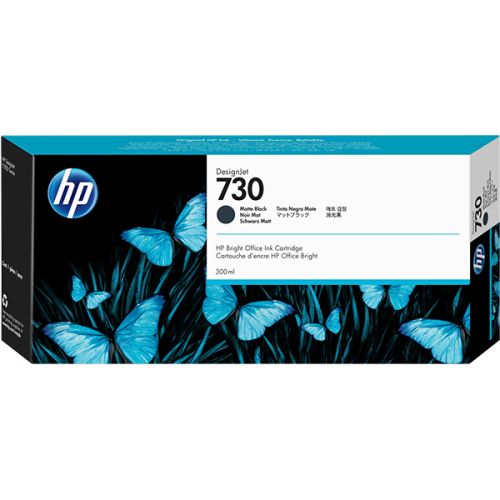 HP 730 300-ml Matte Black DesignJet Ink kertridž | P2V71A