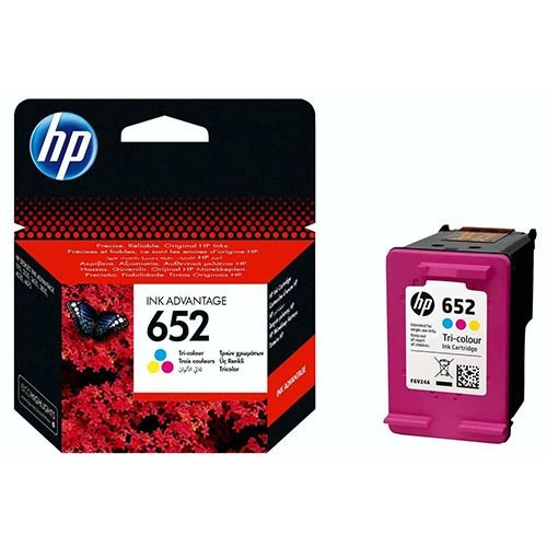 HP HP 652 Tri-color Original Ink Advantage Cartridge | F6V24AE