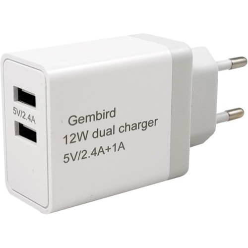 Gembird USB punjač 2x porta sa micro-USB kablom 1m 12W | NPA-AC26