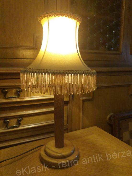 Art deko lampa drvena