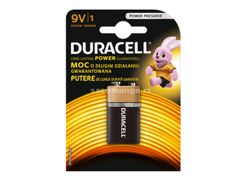 Duracell alkalna baterija 9V