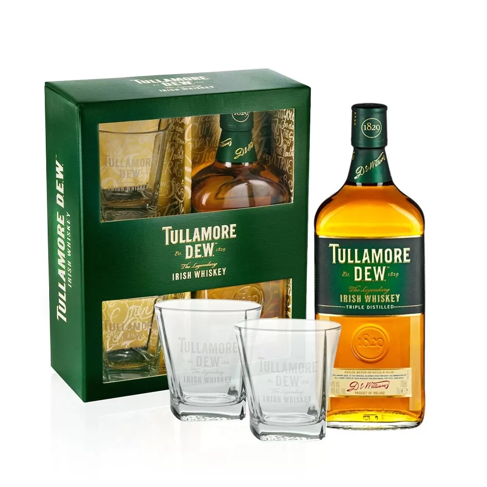 Tullamore Dew + 2 čaše 0.70