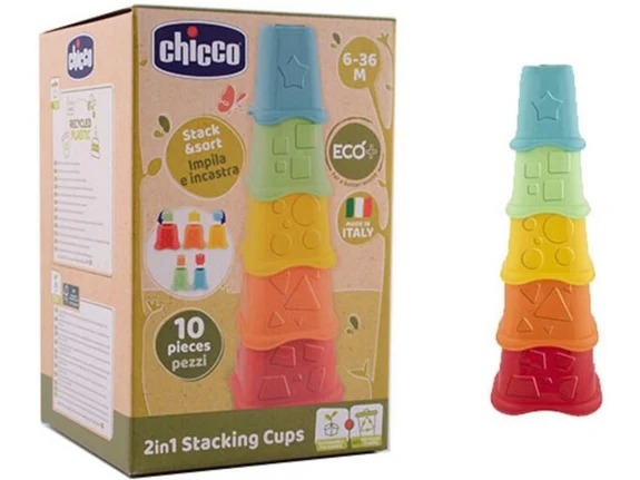 Chicco Igračka Eco Kupovi za slaganje