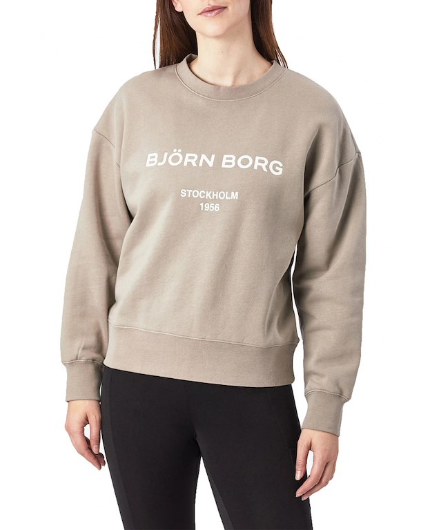 BORG SUMMER BOYFRIEND CREW SWEATER W
