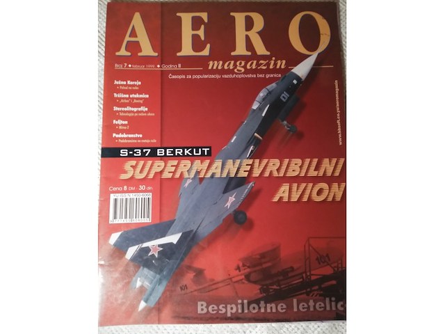 Časopis Aero magazin br. 7