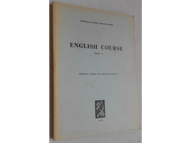 English Course, Stage 4, 1974