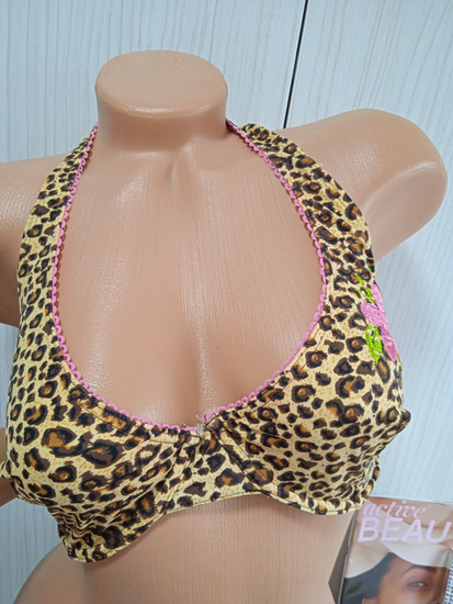 Leopard gornji deo kupaceg sa cvetom 85d