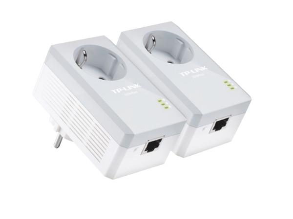 Powerline adapter TP-LINK TL-PA4010P KIT AV600/600Mbps/Homeplug AV/uticnica/300m (TL-PA4010P KIT)