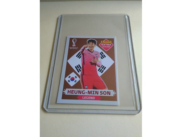 Qatar 2022 Extra sticker - Bronze - Heung - Min Son