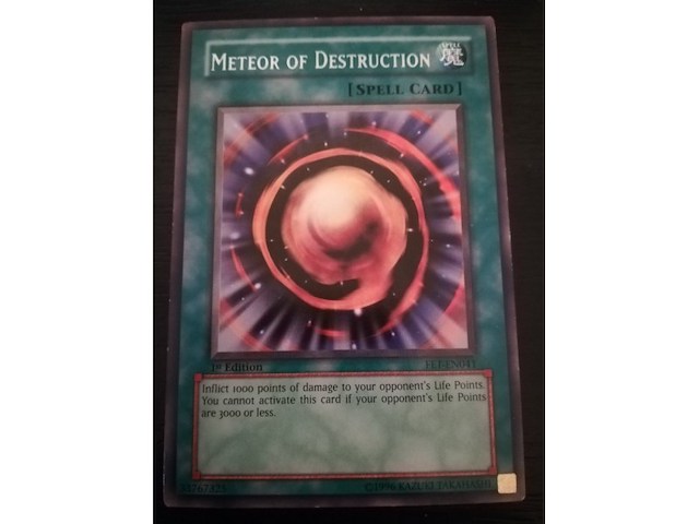 Yu-GI-OH!- Meteor of Destruction (Rare)