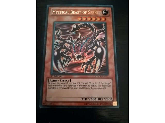 Yu-GI-OH!- Mystical Beast of Serket (Ultra rare)