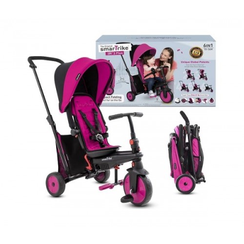 Tricikl STR3 Plus Smart Trike 5021233 Pink