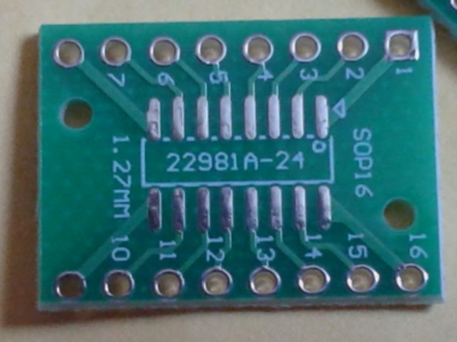 Dvostrana PCB stampana plocica 16 pinova