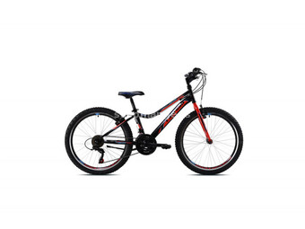 Bicikl Capriolo Mtb diavolo dx 400 24" 18 brzina crno-crveno 13" (921351-13)