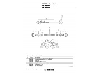 KONUS SHIMANO HBM756 M10X218MM W/DUST COVER &amp;SEAL RING 24N 9804 Y24N98040 SHIMANO