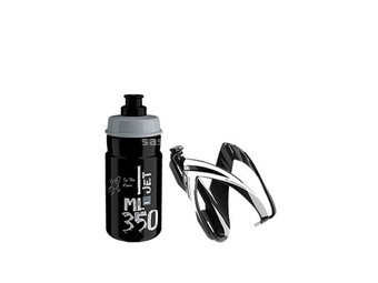 BIDON+NOSAČ BIDONA ELITE KIT CEO glossy-black grey 350ml