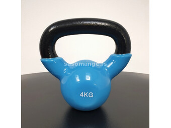 RING Kettlebell 4kg metal vinyl RX DB2174-4