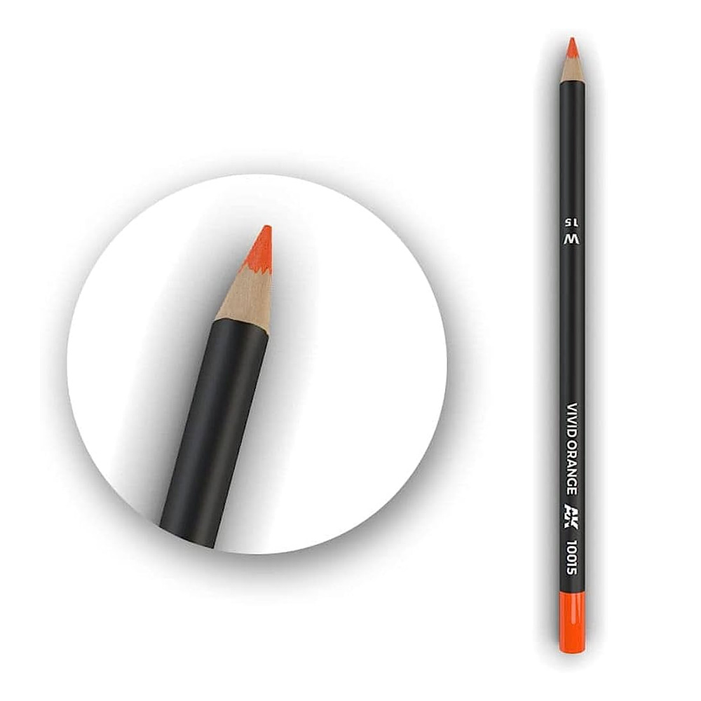 Watercolor Pencil Vivid Orange