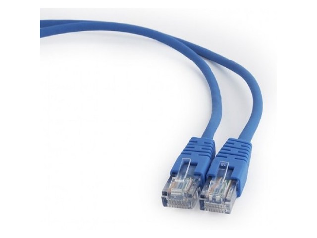 PP12-0.25M/B Gembird mrezni kabl, CAT5e UTP Patch cord 0,25m blue