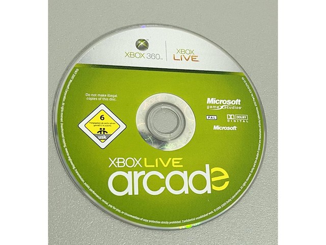 XBOX Live Arcade The Compilation Disc  XBOX 360