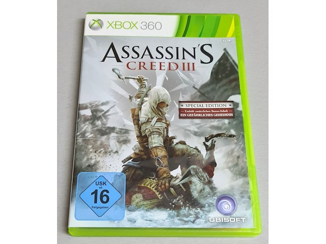Assassins Creed III Special Edition 2xDVD   XBOX360