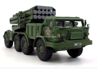 1:72 Soviet rocket launcher system BM-27 Uraghan 12x4cm