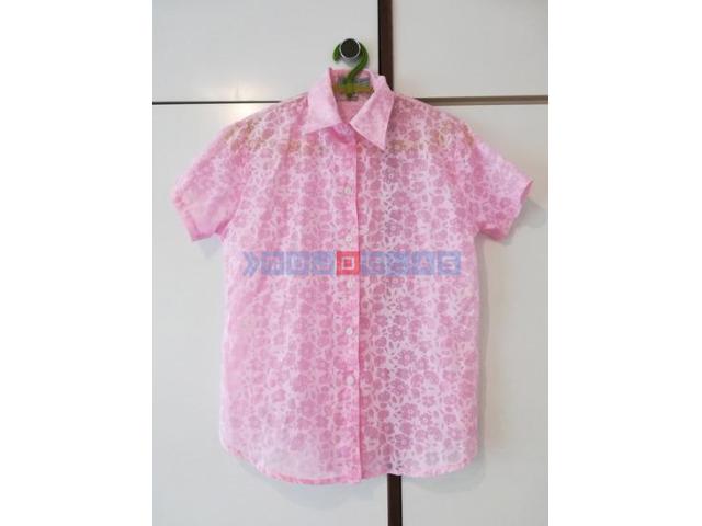 Roze transparentna košulja