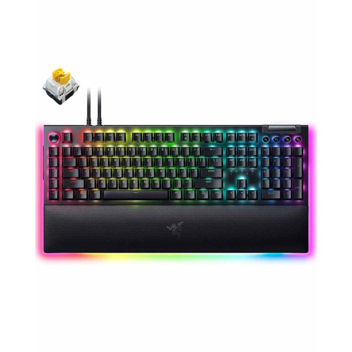 Tastatura Razer BlackWidow V4 Pro - Mechanical Gaming (Yellow Switch)