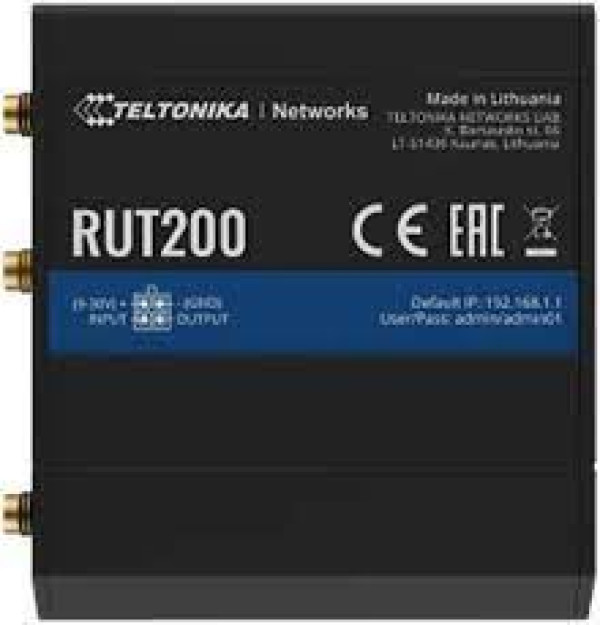 Industrijski ruter 4GLteWIFIRMS RUT200, Teltonika