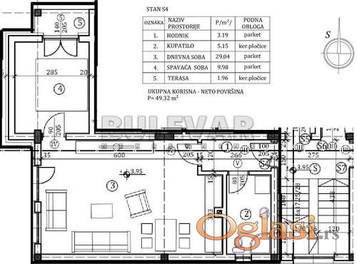 Stan u novogradnji, 49m2, preko puta hotela Tami Residence