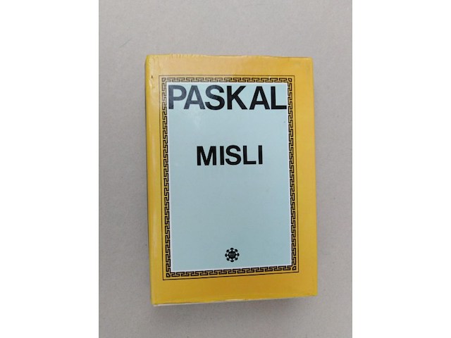 Misli - Blez Paskal