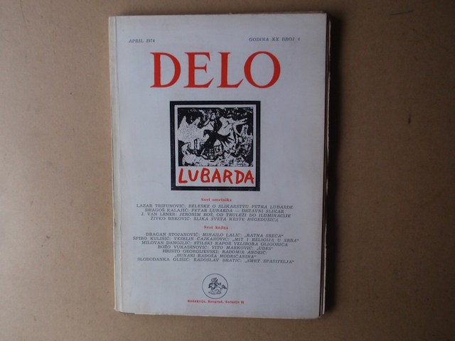 DELO 4 / april 1974  : Časopis