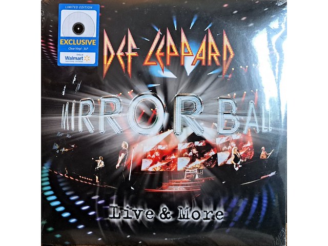 3LP: DEF LEPPARD - MIRROR BALL-LIVE AND MORE (US PRESS)