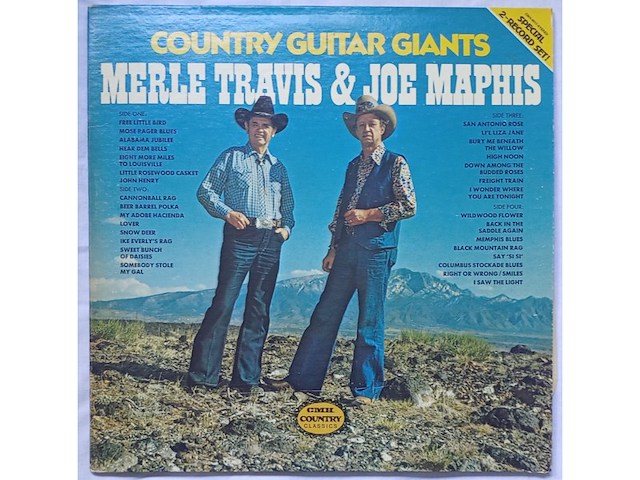 Merle Travis&;Joe Maphis - 2LP Country Guitar Giants